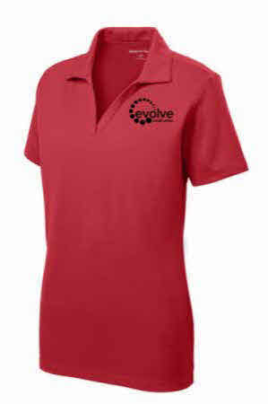 EFCU-LST640 Women's Performance V-Neck Polo